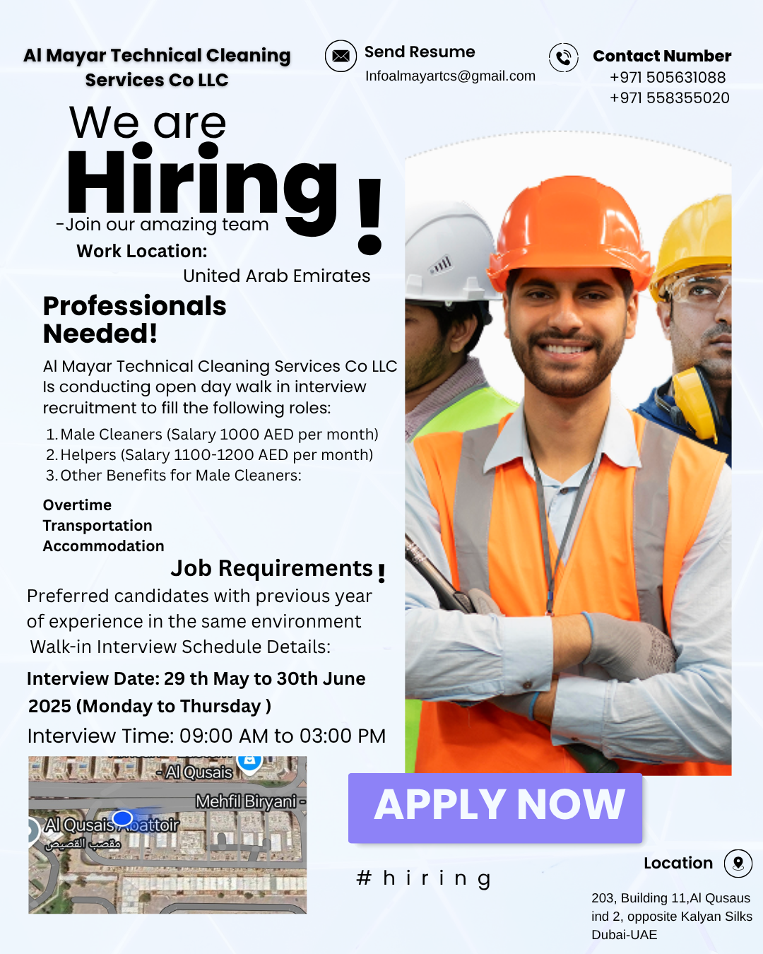 AL MAYAR TECHNICAL CLEANING SERVICES CO LLC - Al Mayar Technical Cleaning Services